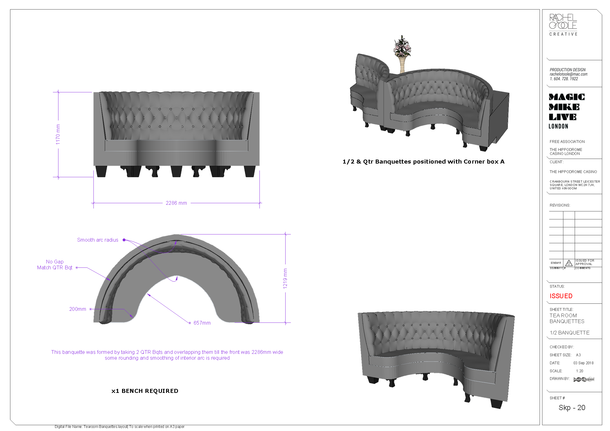 MML Boozy Tea Room @ The Hippodrome – DNA645 Design Ltd.