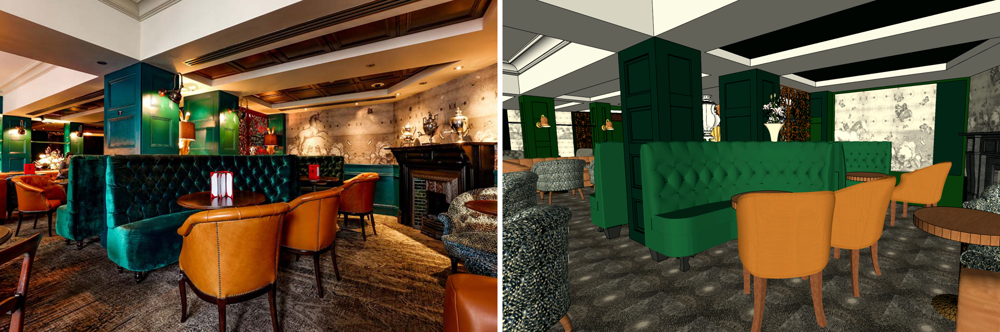 MML Boozy Tea Room @ The Hippodrome – DNA645 Design Ltd.